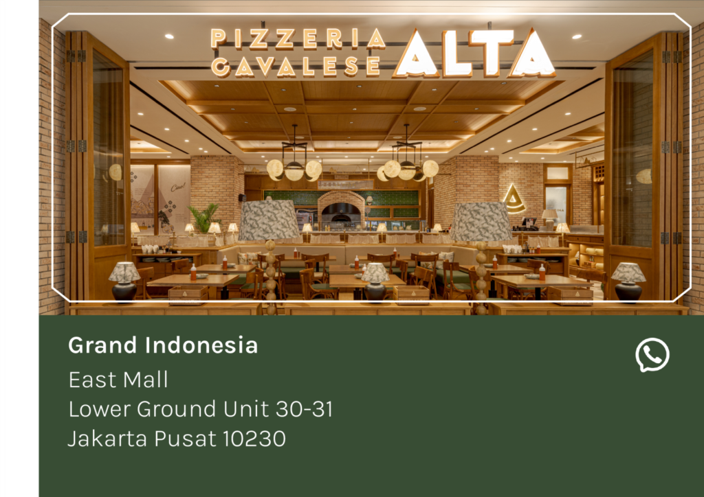 Top Pizzeria in Indonesia 2024 - Pizzeria Cavalese